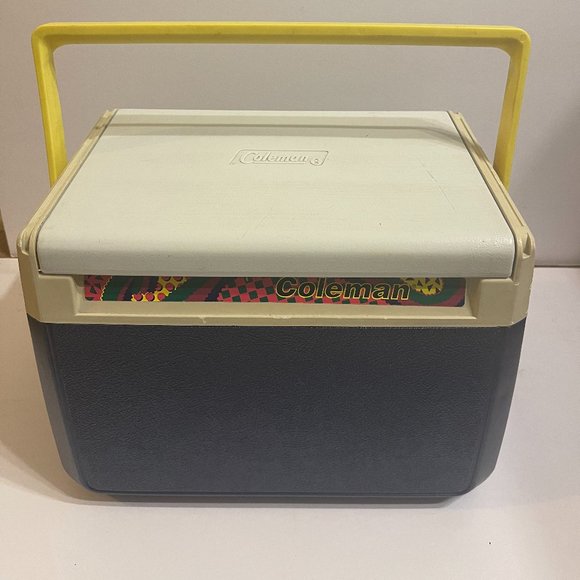 Coleman | Kitchen | Vintage Coleman Cooler Model 52 Ice Box Bluewhite ...